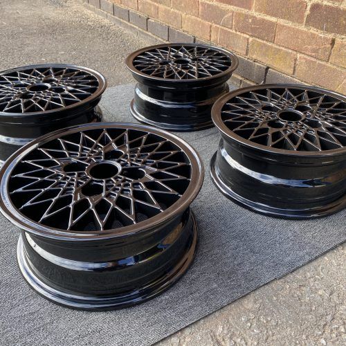 Metro 13" Lattice Alloys Wheels in Silver (Set of 4) - Retro Reproductions