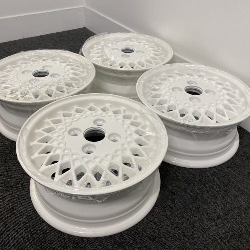 Metro 13" A-Series Lattice Wheels - Silver (Set of 4) - Retro Reproductions