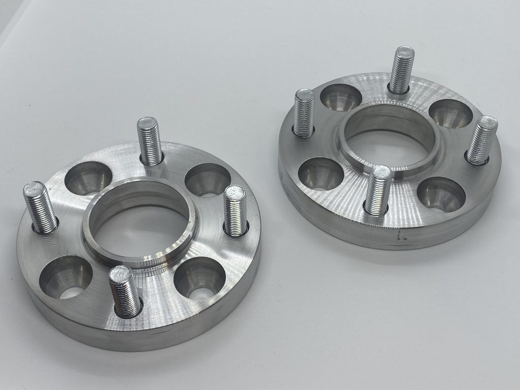 PCD Wheel adapters 20mm Rover Metro 4x95.25 571 to 4x101.6 Mini Wheels ...